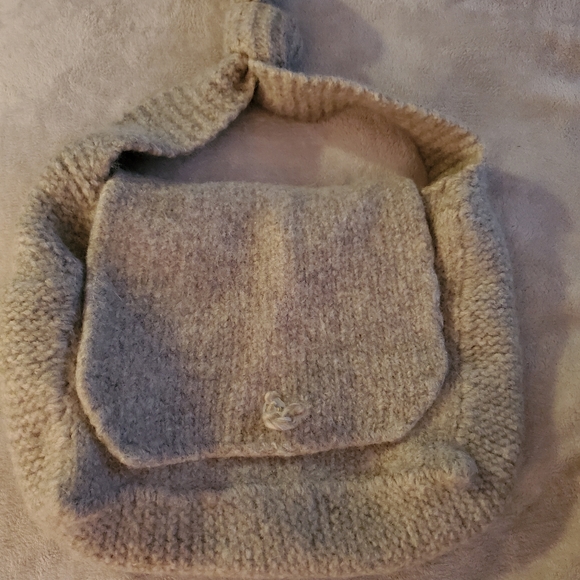 Vintage | Bags | Vintage Mid Sized Wool Shoulder Bag | Poshmark